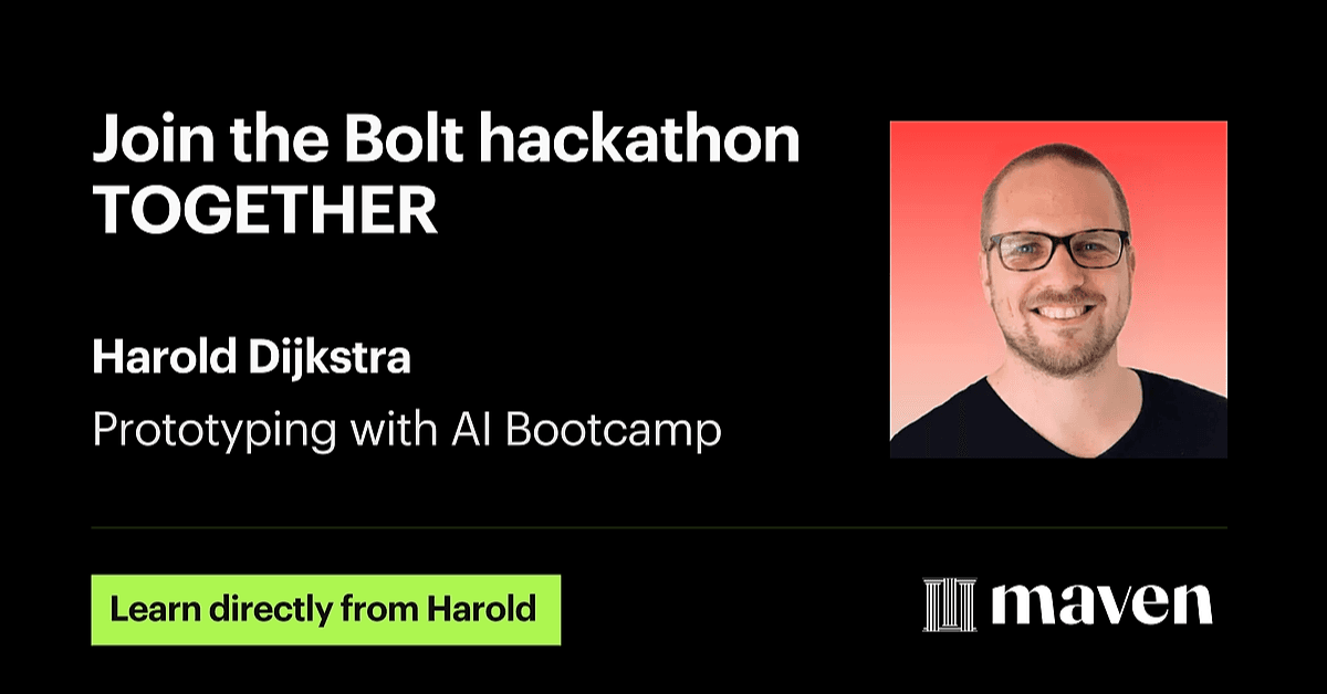 Build a Personal Website with Bolt & Prep for the Hackathon