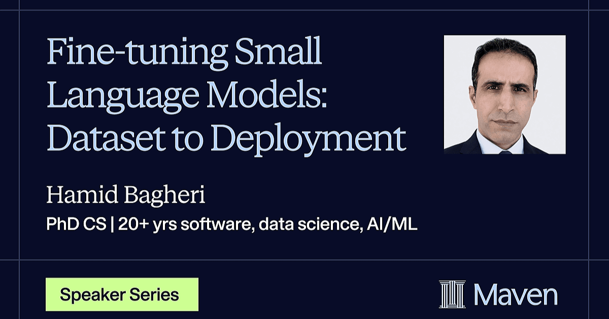 Fine-tuning Small Language Models: dataset to deployment