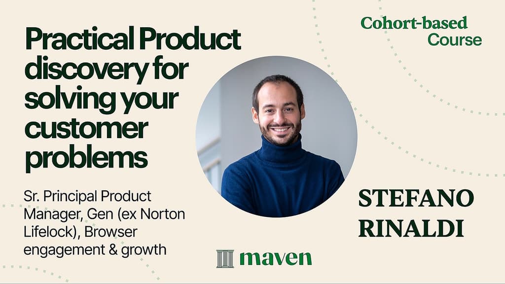 Practical Product Discovery for solving your customer problems by Stefano Rinaldi on Maven