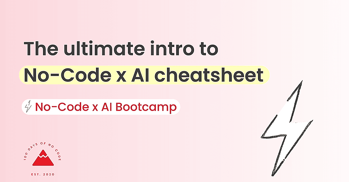 No-Code x AI Bootcamp by Harold Dijkstra and Ciara Wearen on Maven
