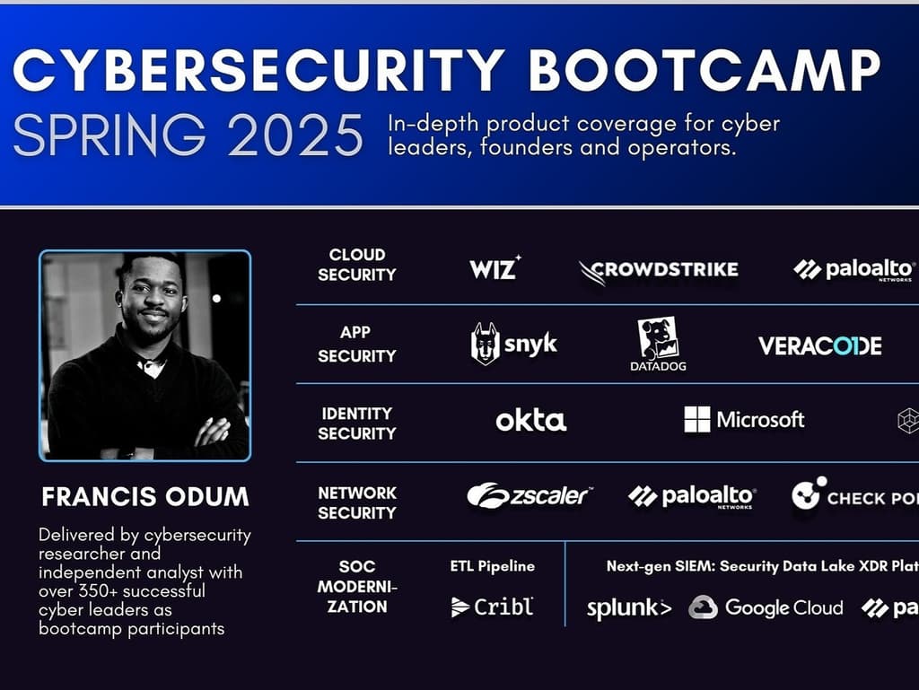 Cybersecurity Bootcamp for Cyber Leaders, Founders & Operators by ...