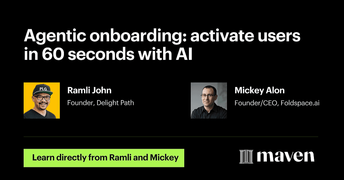Agentic onboarding: activate users in 60 seconds with AI