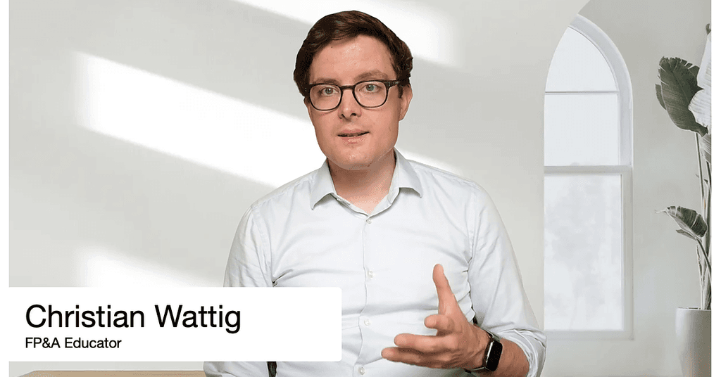 FP&A Bootcamp by Christian Wattig on Maven