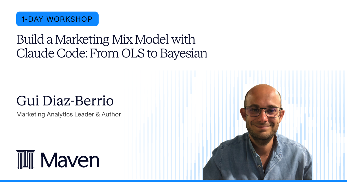 Build a Marketing Mix Model with Claude Code: From OLS to Bayesian by ...