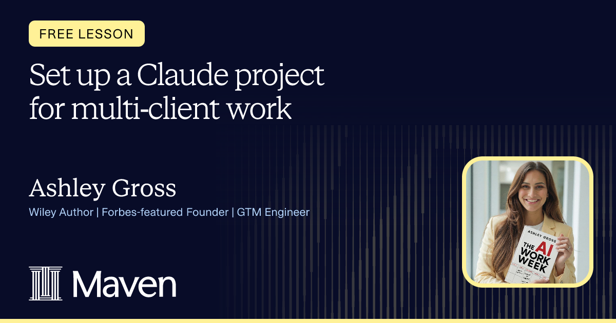 Set up a Claude project for multi‑client work