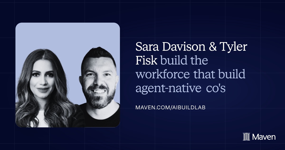 Sara Davison & Tyler Fisk on Maven